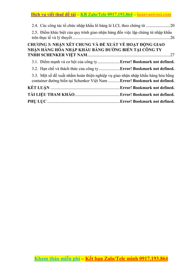 Quy trình giao nhận hàng hóa nhập khẩu (hàng lẻ - lcl) tại công ty db ...