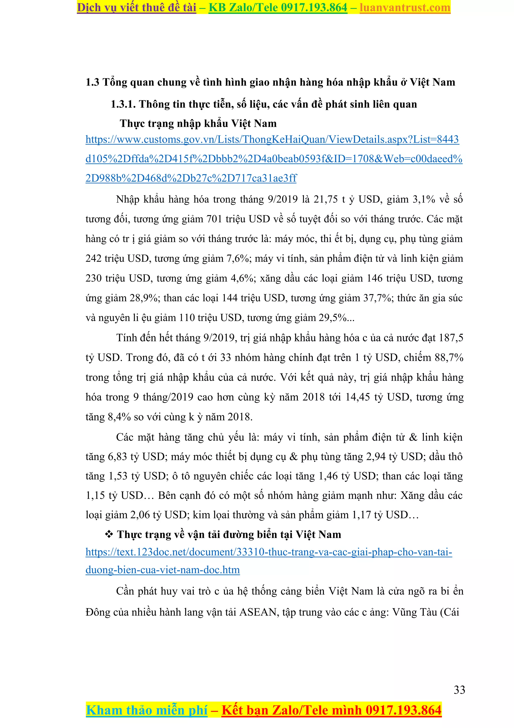 Quy trình giao nhận hàng hóa nhập khẩu nguyên Container bằng đường biển tại Công ty Logistics ...