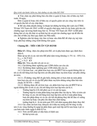 Quy trình vận hành đường dây 35 kv | PDF