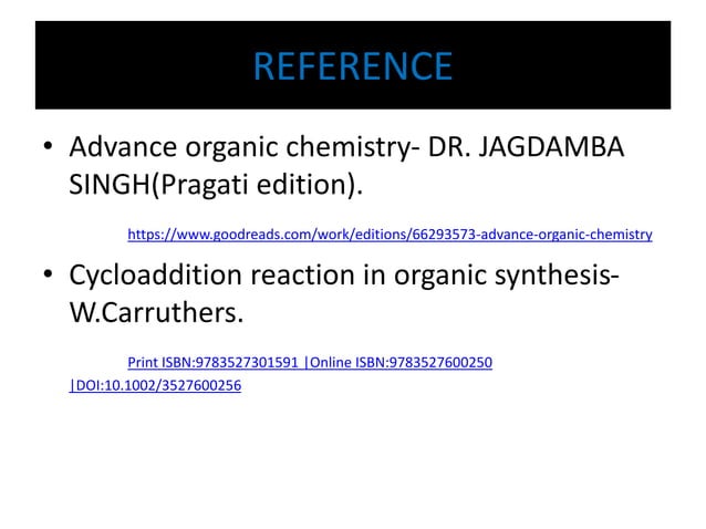Cycloaddition Reactions | PPTX