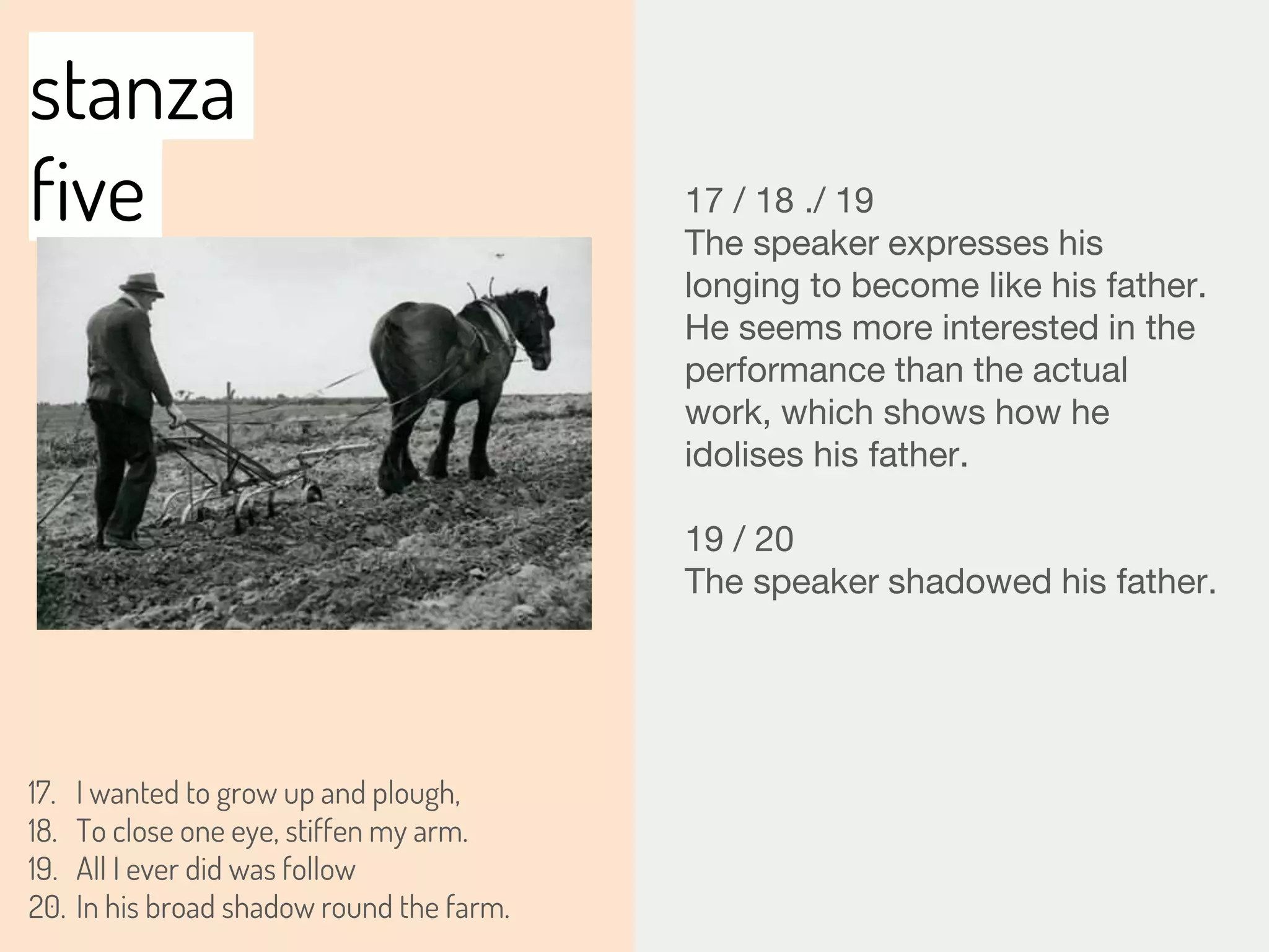 Follower by Seamus Heaney | PPTX