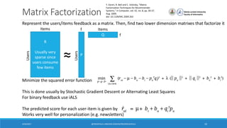 Session-Based Recommender Systems | PPT