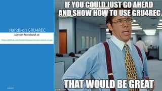 Session-Based Recommender Systems | PPT