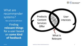 Session-Based Recommender Systems | PPT