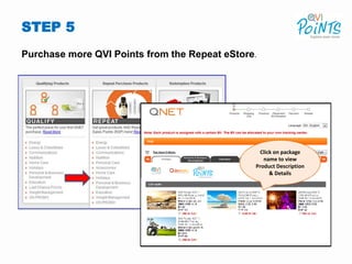 Qvi points 6 step user guide | PPT