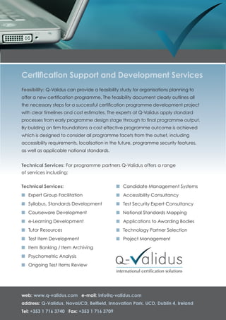 QV Technical Services | PDF
