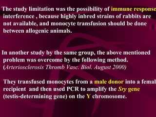 Monocyte recruitment into atherosclerotic plaques | PPT