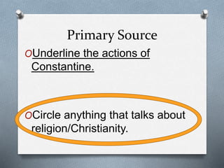 Diocletian & Constantine | PPTX