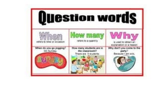 Question words | PPTX