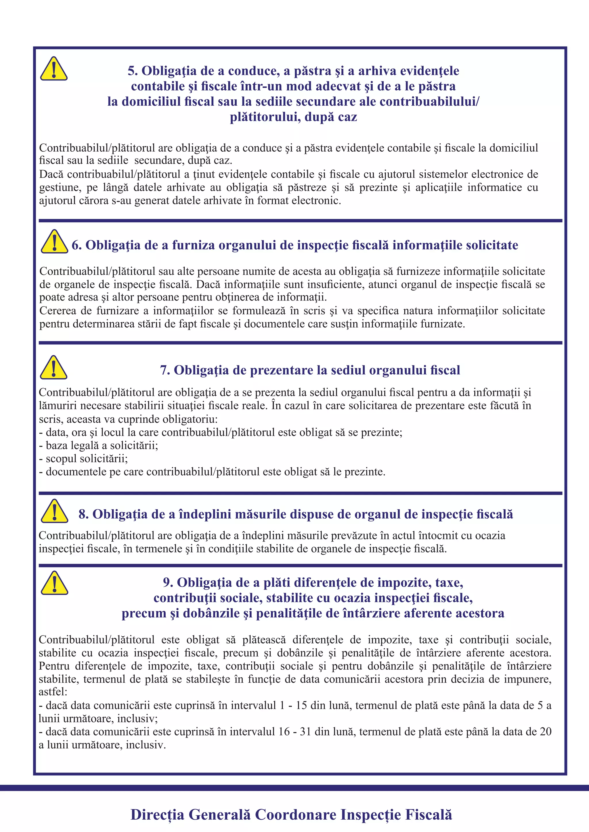 Ghid inspectie fiscala | PDF