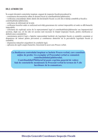 Ghid inspectie fiscala | PDF