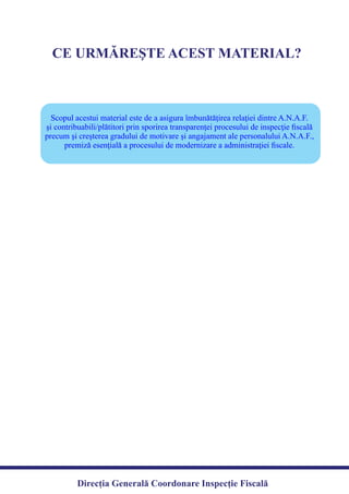 Ghid inspectie fiscala | PDF