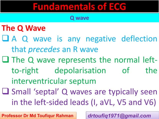 Approach to a patient with Q wave abnormality in ECG | PPT