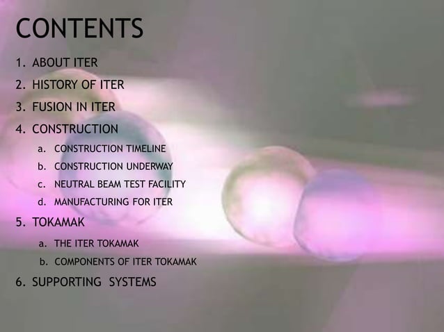 ITER FRANCE ABOUT TOKAMAK AND ALL OTHER IMPORTANT THINGS | PPTX ...