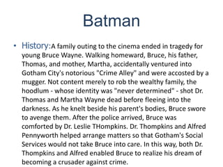 Batman | PPTX