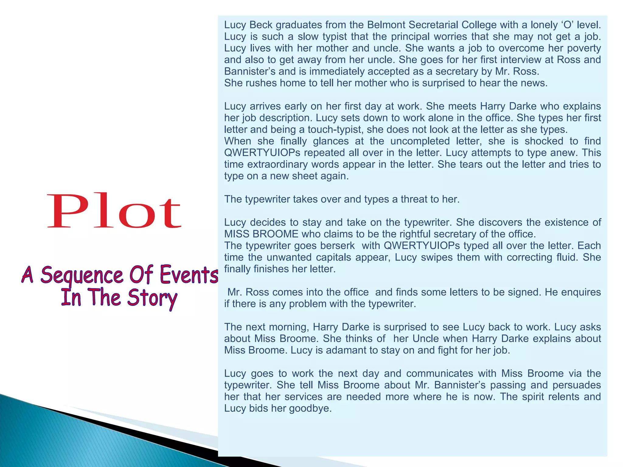 QWERTYUIOP by Vivien Alcock | PPT