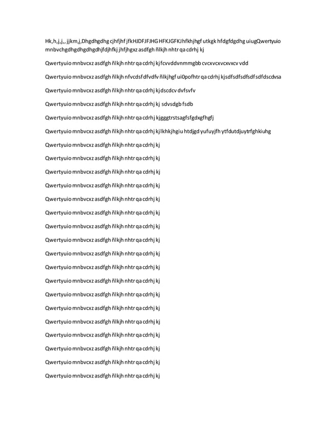 Qwertyuipoihgfdcvb | PDF