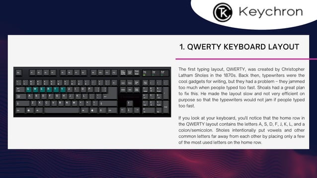 Comparing Qwerty Vs Dvorak Vs Colemak Keyboard Layouts Ppt