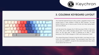 Comparing QWERTY vs Dvorak vs. Colemak Keyboard Layouts | PPT