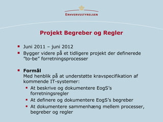 Beslutningsmodeller i Erhvervsstyrelsen | PPT