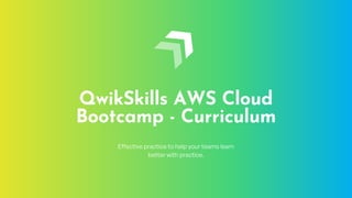 QwikSkills AWS Cloud Training - Curriculum.pdf