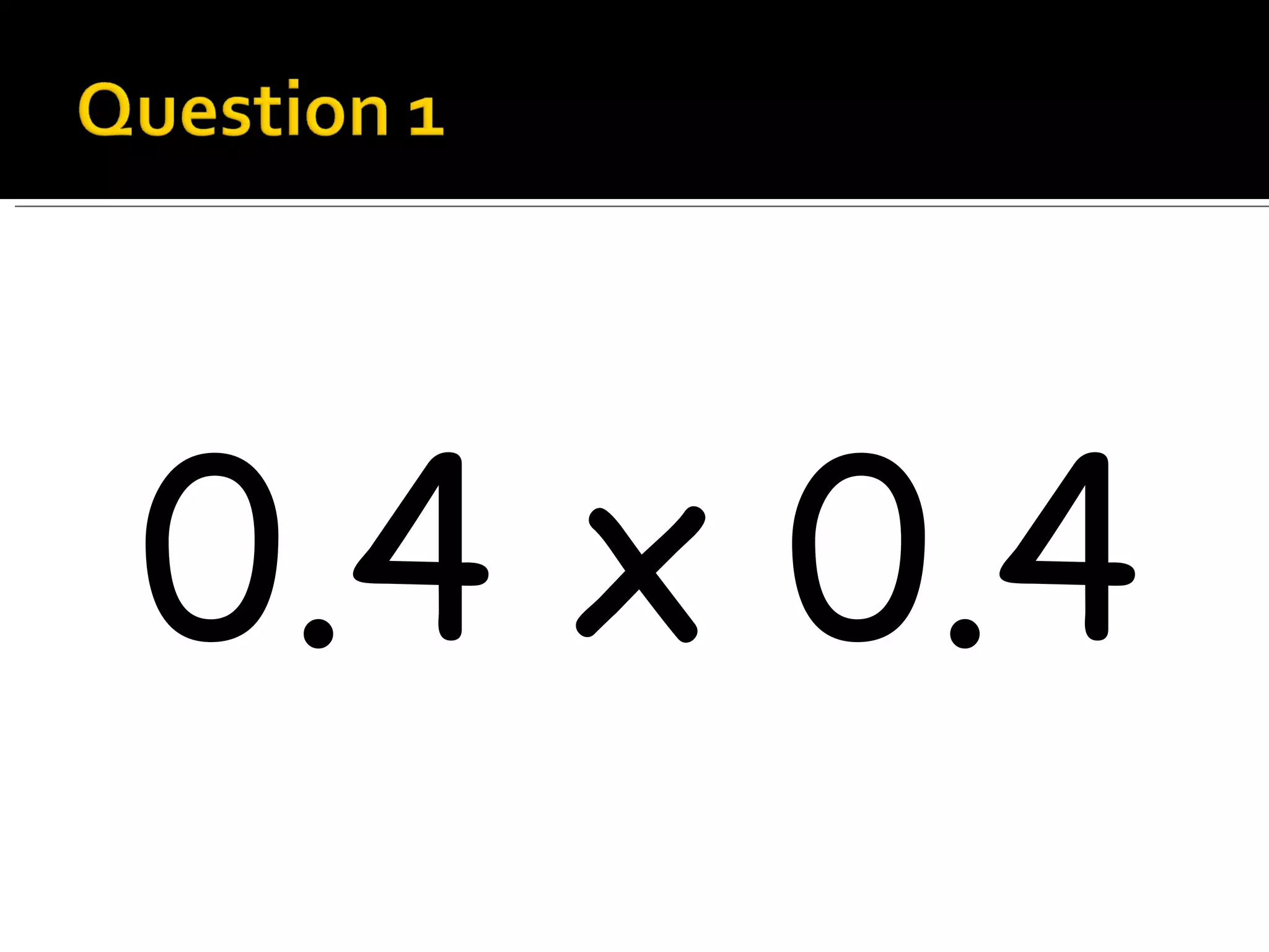 Qwizdom multiplying decimals | PPT