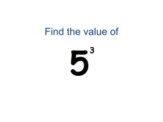 Qwizdom year 8 maths - laws of indices | PPT
