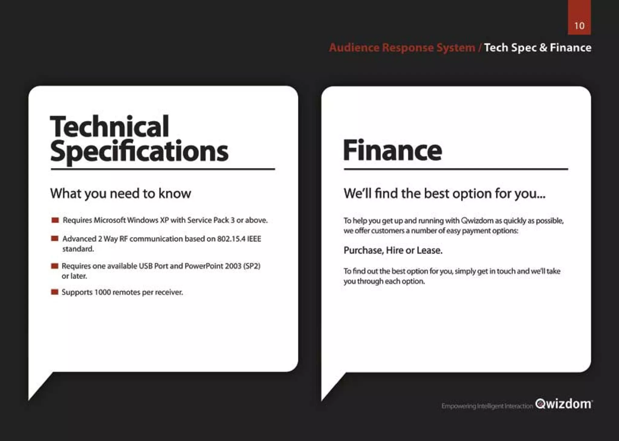 Qwizdom Corporate Brochure | PDF