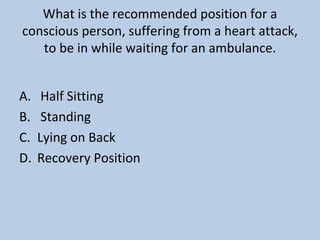 Qwizdom Interactive First Aid Quiz | PPT