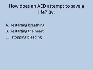 Qwizdom Interactive First Aid Quiz | PPT