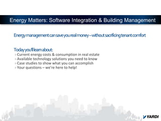 SPARK16 Presentation: Energy Matters: Software Integration and Building ...