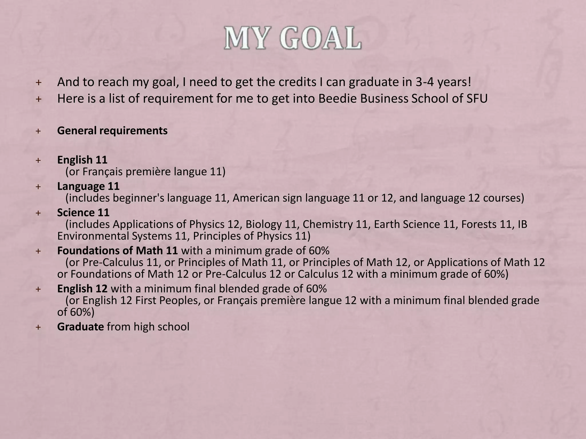 My Plan Beyond High School | PPT