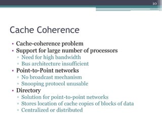 Directory based cache coherence | PPT