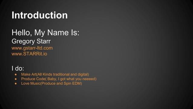 Javascript Animation with Canvas - Gregory Starr 2015 | PPTX