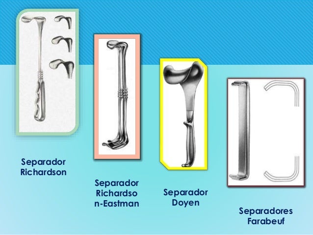 Instrumental por tiempos quirurgicos