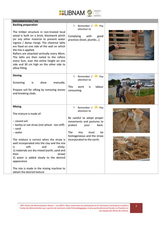 educational sheet wattle and daub | PDF