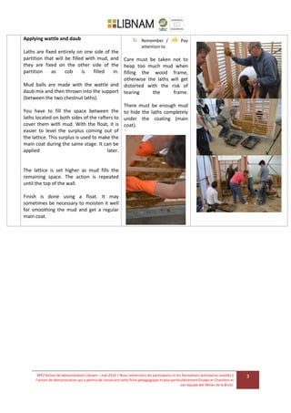 educational sheet wattle and daub | PDF