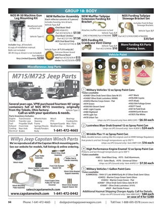 Complete 2016 Vintage Power Wagons Parts Catalog | PDF