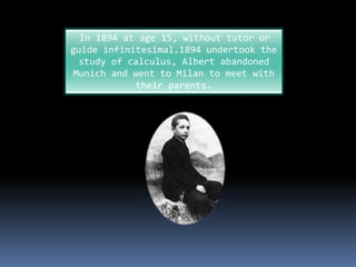 TIMELINE OF ALBERT EINSTEIN'S LIFE | PPTX