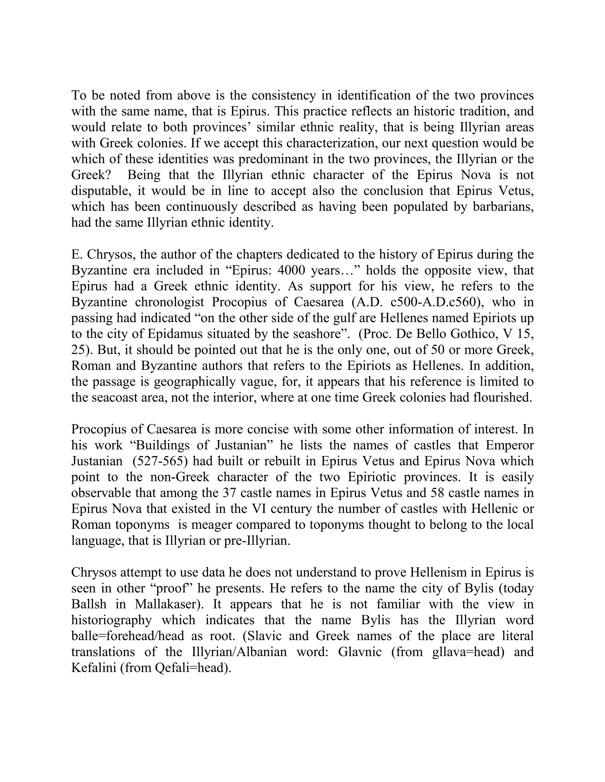 Epirus: 4000 years of greek history and civilization, history written on wrong premises ii | PDF