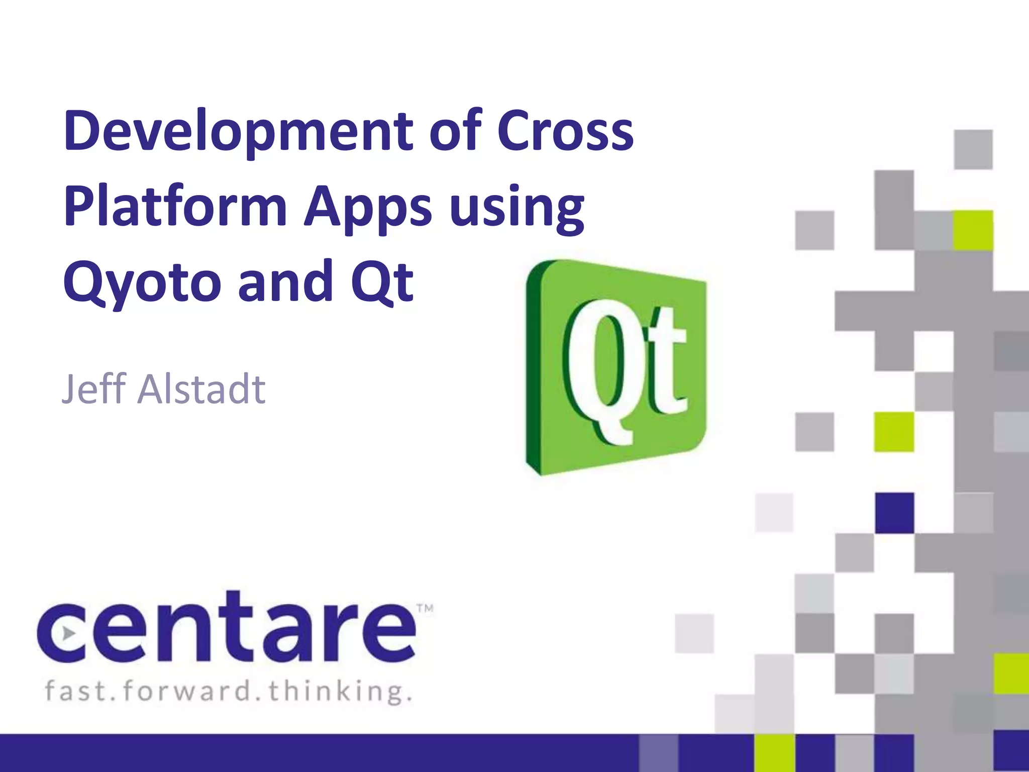 Building Cross Platform Apps Using Qt And Qyoto Ppt