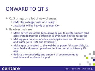 Building Cross-Platform Apps using Qt and Qyoto | PPT