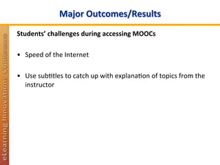 Using moocs to enrich computer science delivery at the university of dar es salaam, tanzania | PPT