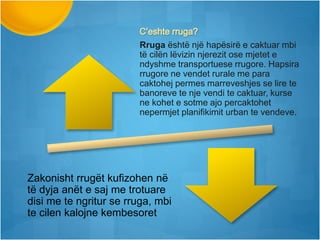 Projekt qytetari sinjalistika rrigore | PPT