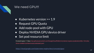 Kubeflow on google kubernetes engine | PPTX