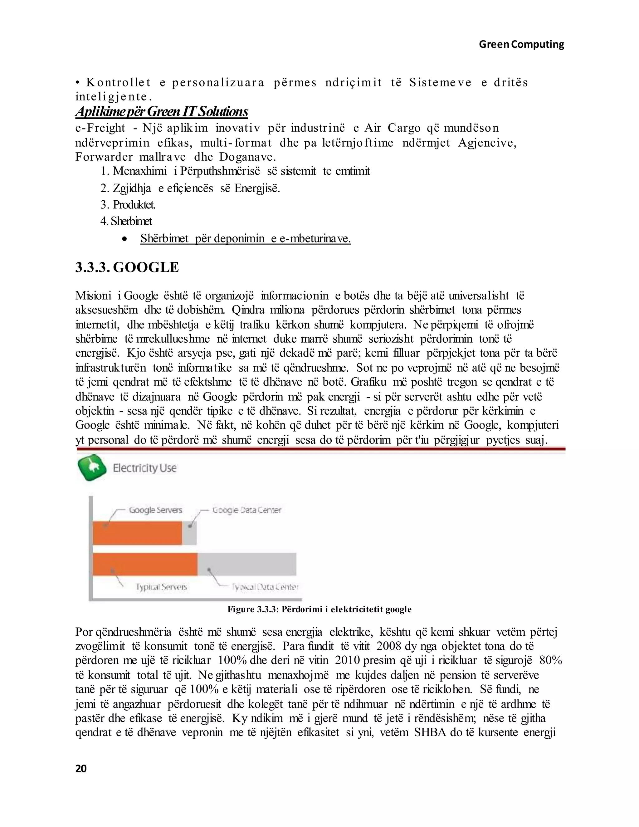 Detyre Kursi - Shkrim akademik - Green Computing | DOCX