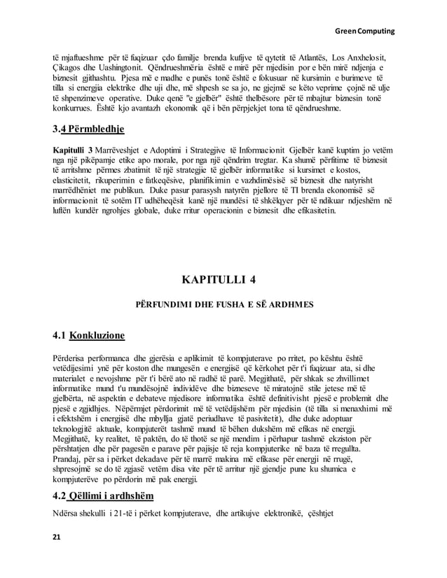 Detyre Kursi - Shkrim akademik - Green Computing | DOCX