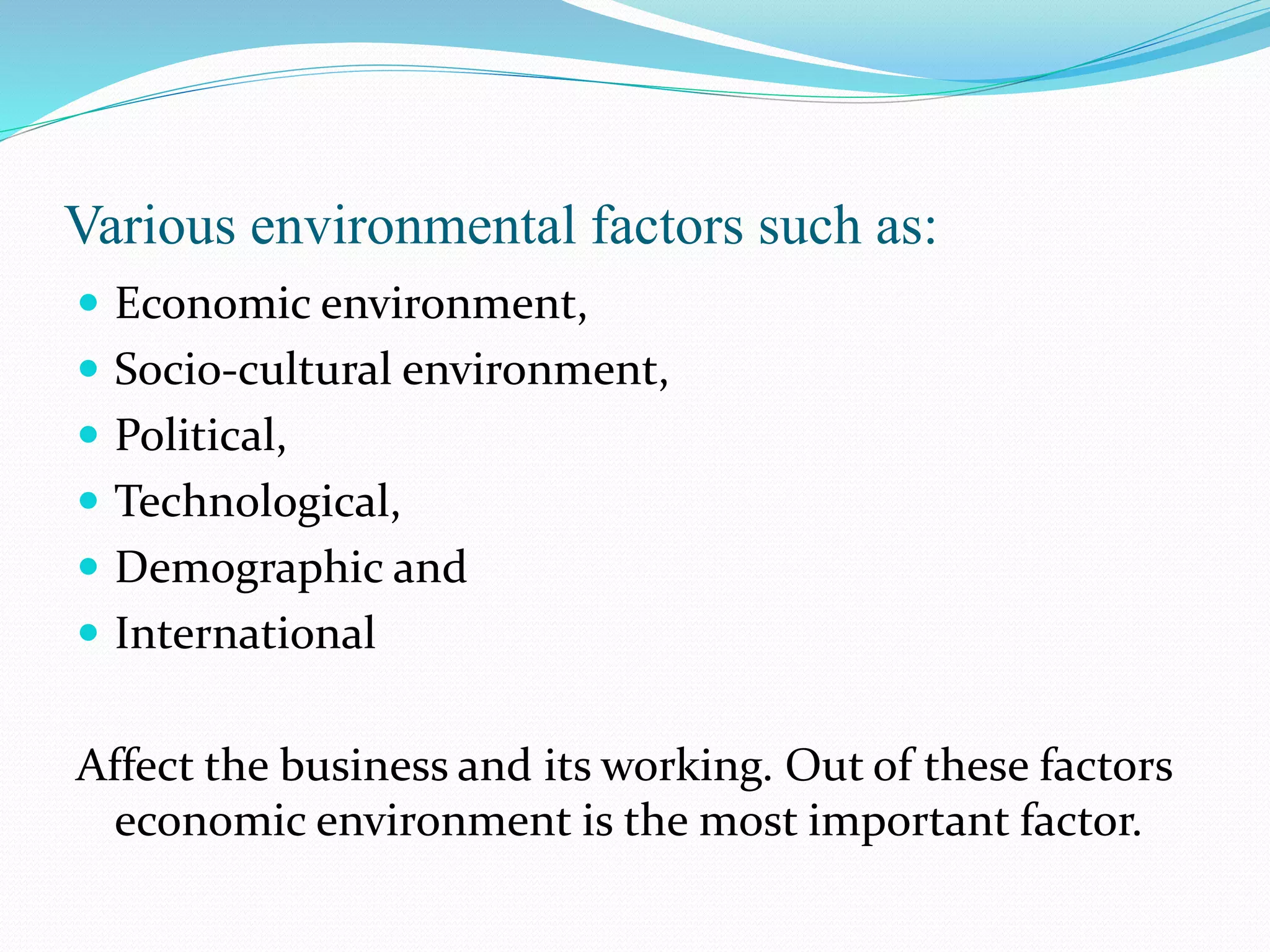 Economic%20 environment | PPTX