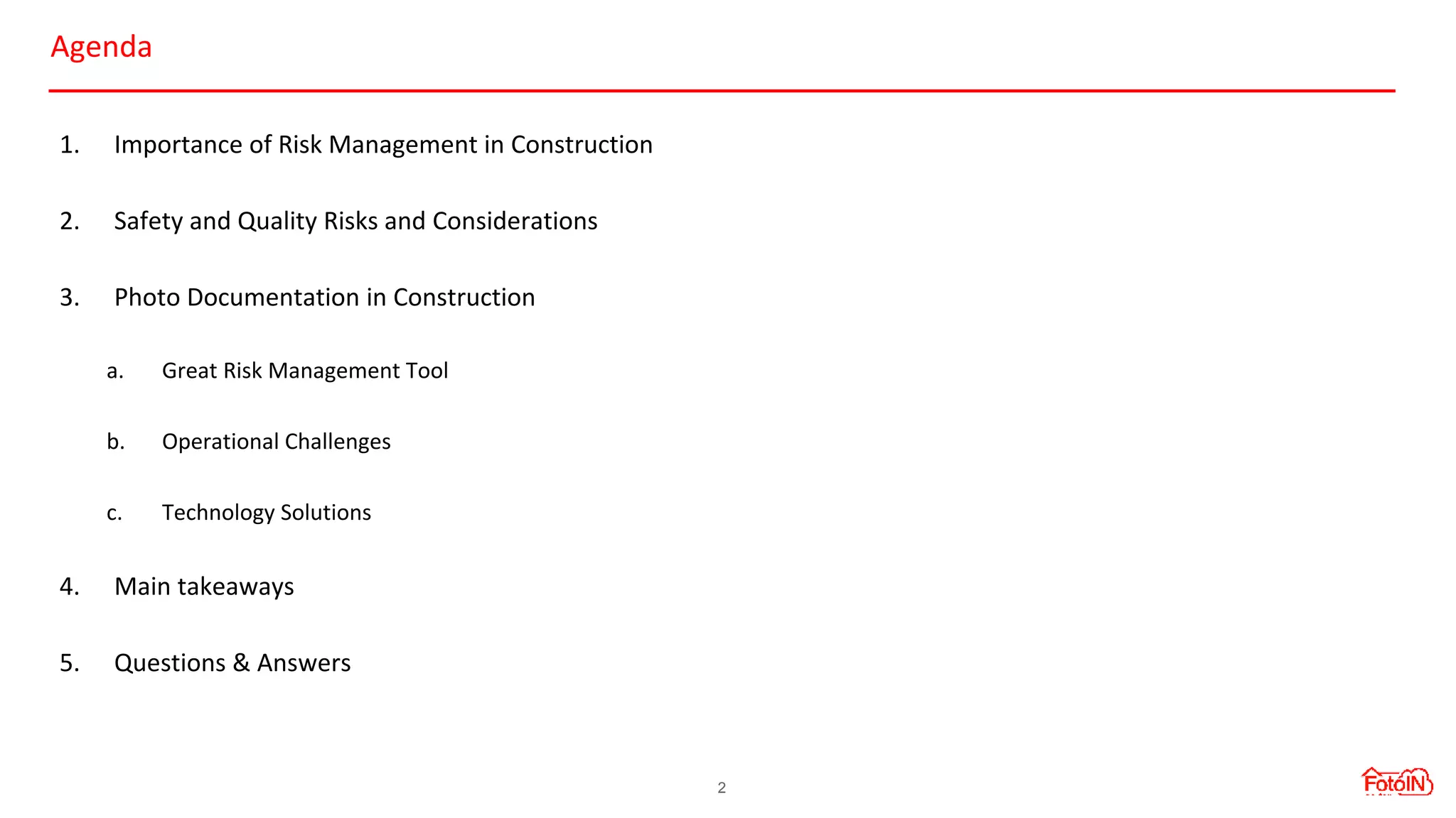 Photo documentation as a Risk Management Tool in Construction | PDF