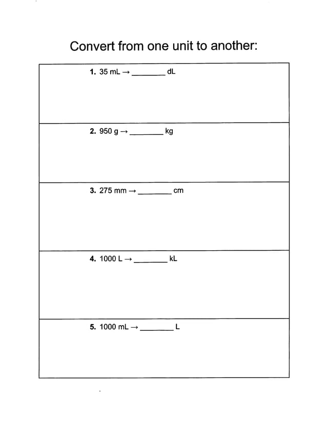 Unit Conversions Workout + Solutions | PDF | Physics | Science